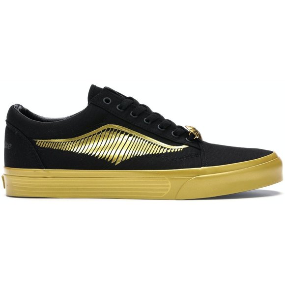 Vans | Shoes | New Vans X Harry Potter Old Skool Golden Snitch Shoes ...